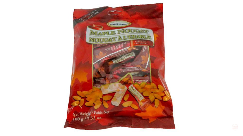 Maple Nougat - Crunchy 100 g by Canada True Maple Syrup Almond Nougat