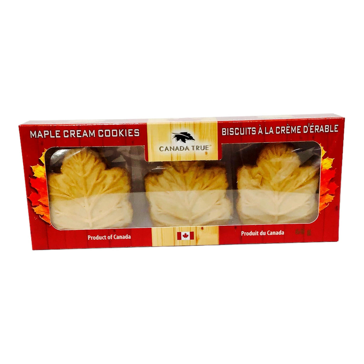 CANADA TRUE MAPLE SYRUP CREAM COOKIES 69g BOX
